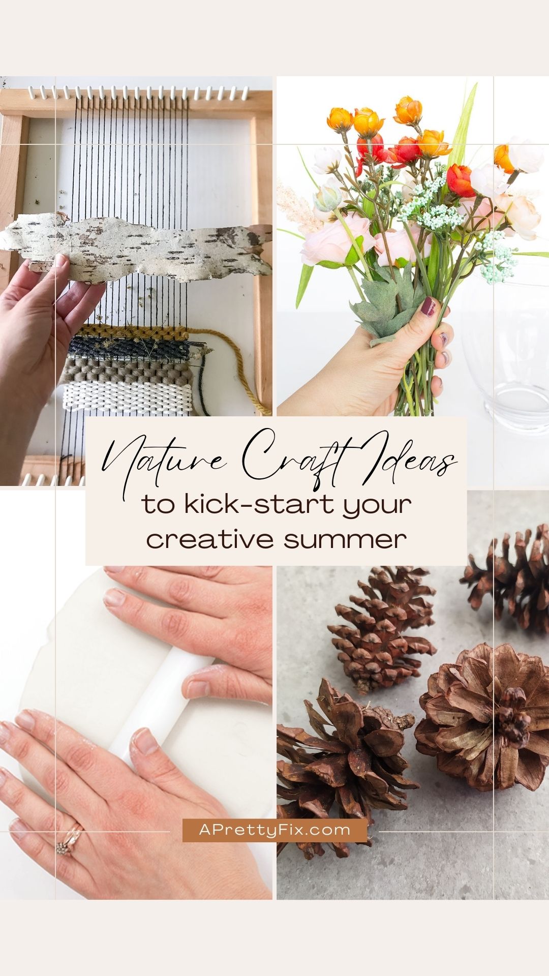 10 Creative Nature Crafts to Kick-Start Your Summer - A Pretty Fix