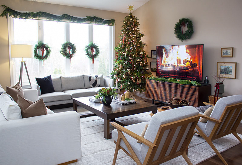 Welcome to Our Natural Classic Christmas Home Tour! - A Pretty Fix