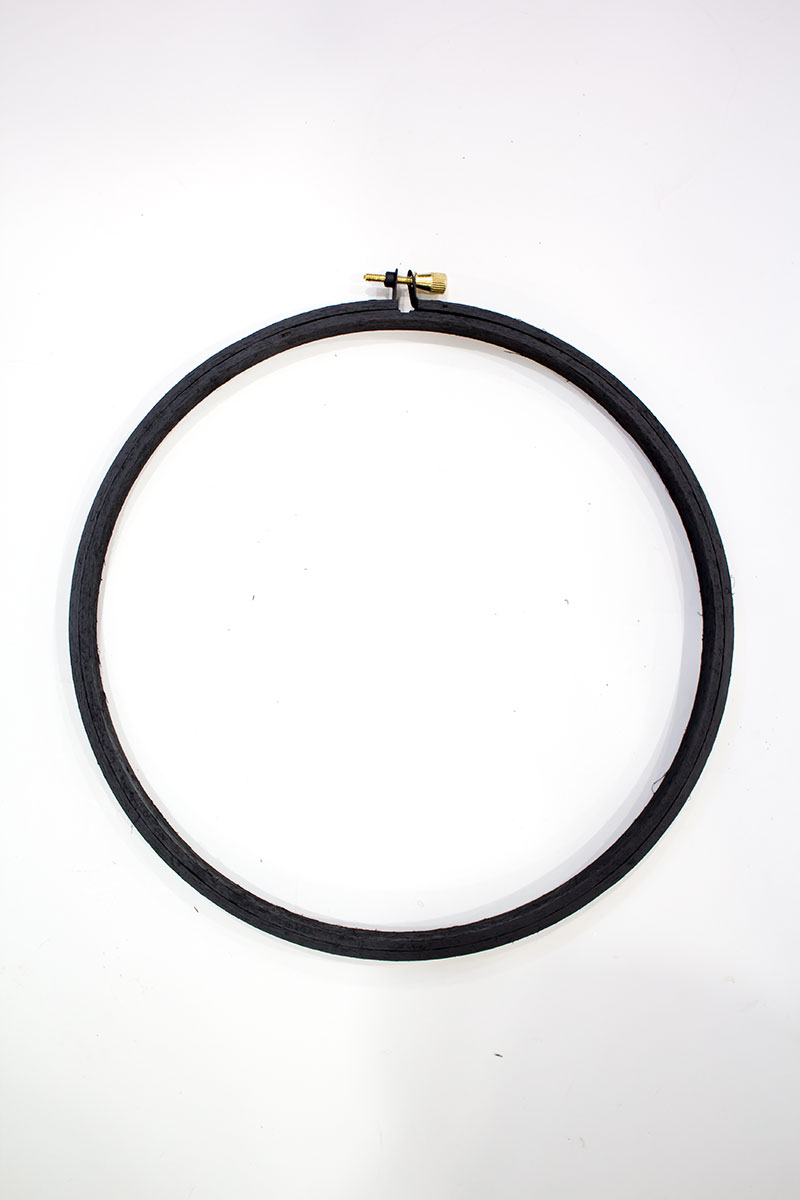 Simple Hoop Wreath DIY - A Pretty Fix
