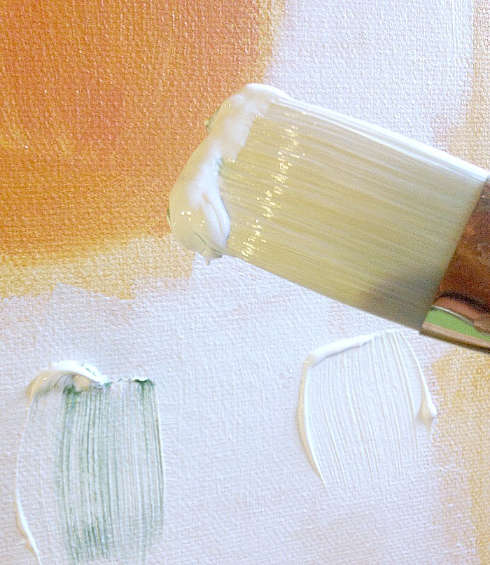 How to Create Whitewash Abstract Art - A Pretty Fix