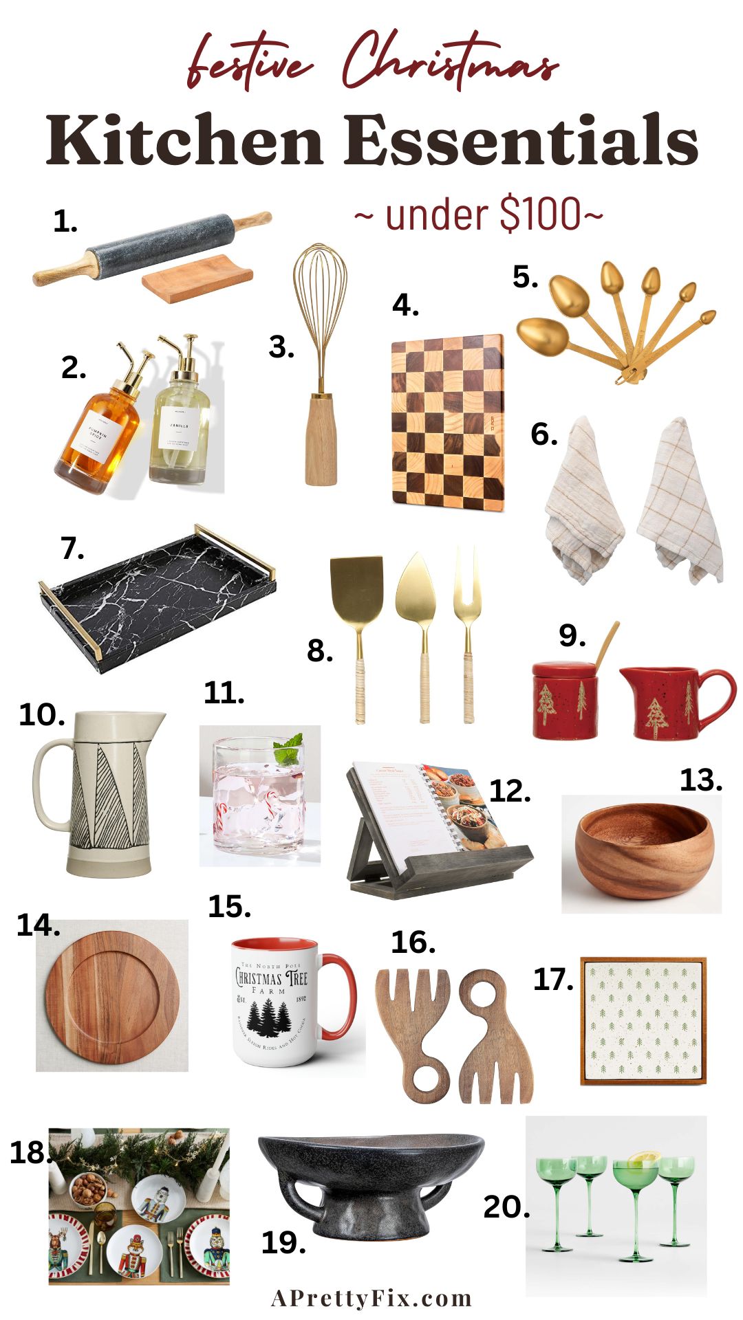 52 Festive Christmas Decor & Holiday Essentials Under $100 - A Pretty Fix