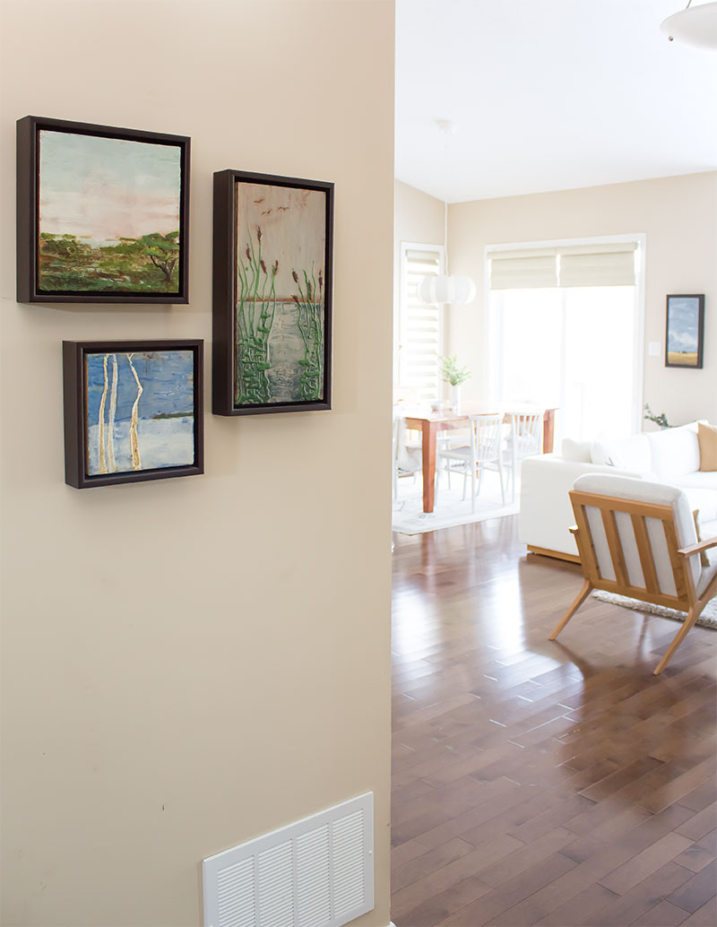 7 Beautiful Artwork Display Ideas - A Pretty Fix
