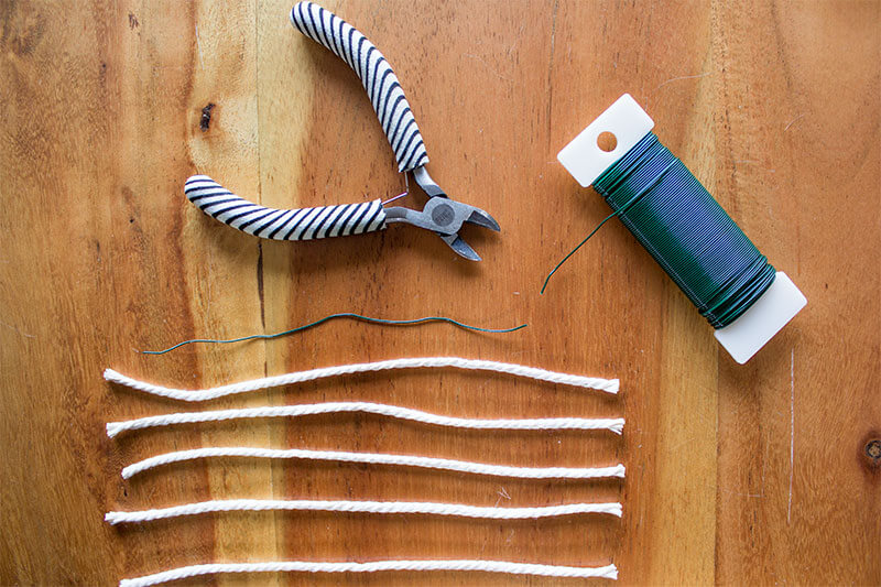 Macrame Candy Cane Ornament DIY - A Pretty Fix