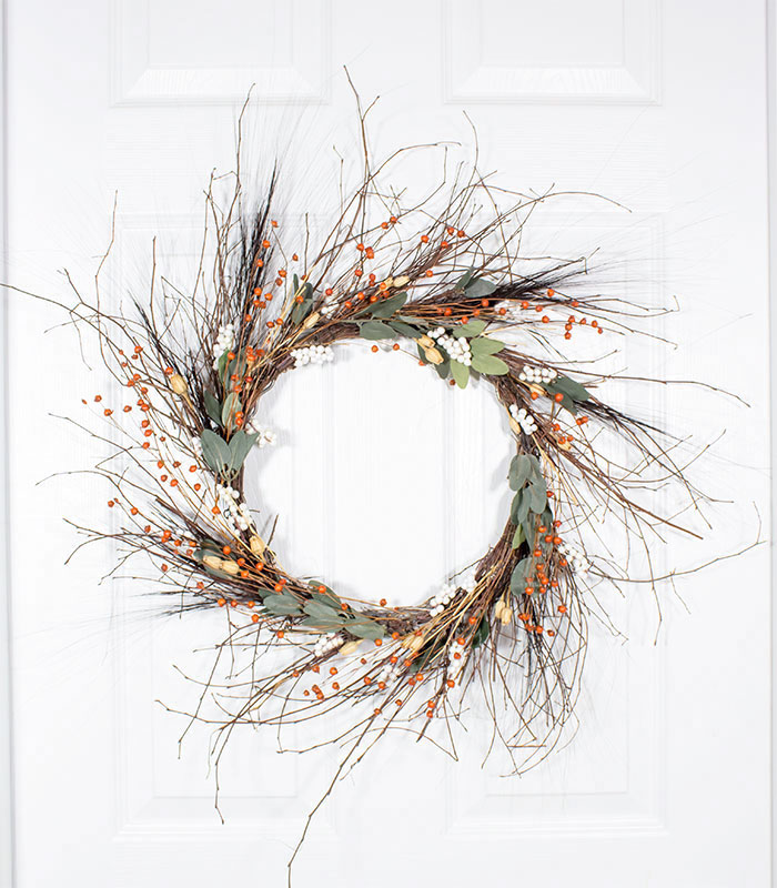 SIMPLY FALL: Wild Rustic Wreath DIY - A Pretty Fix