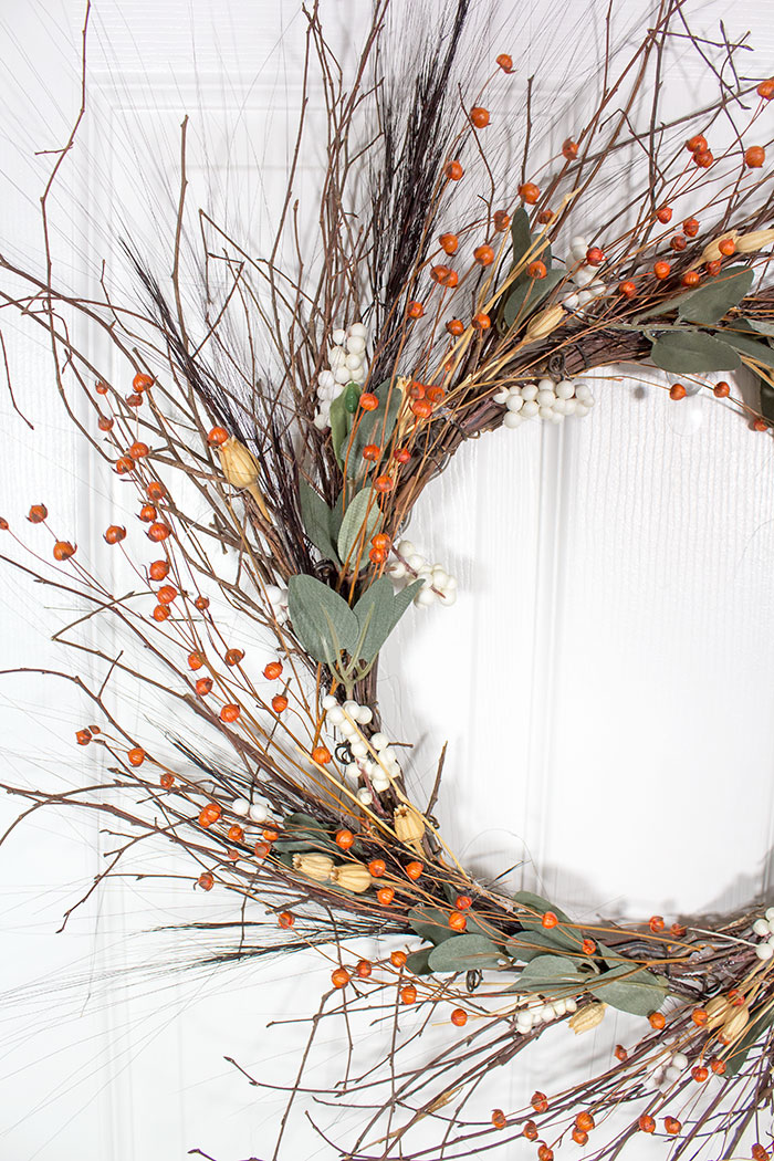 SIMPLY FALL: Wild Rustic Wreath DIY - A Pretty Fix