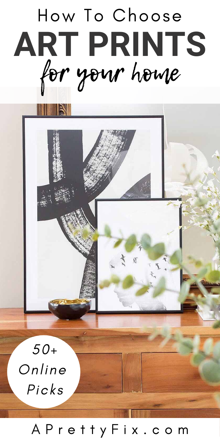 How To Choose Art Prints for Your Home (+ source favourites) - A Pretty Fix