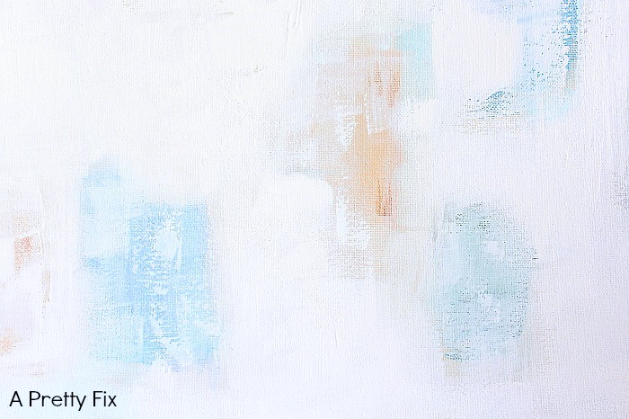 How to Create Whitewash Abstract Art - A Pretty Fix